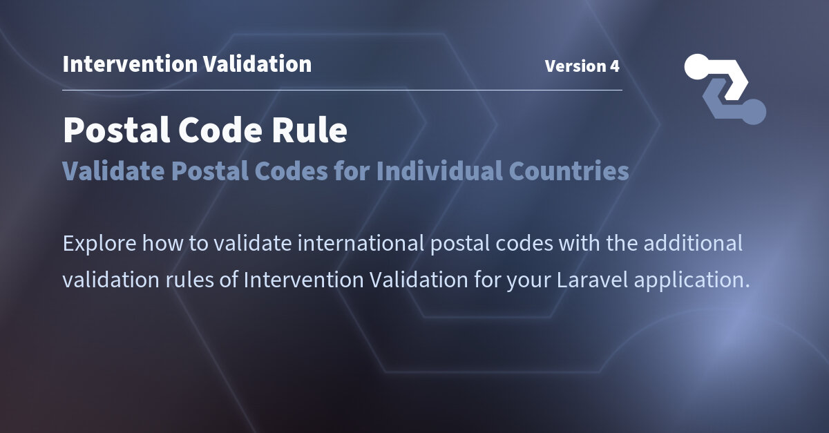 Postal Code Rule | Intervention Validation v4 | intervention.io