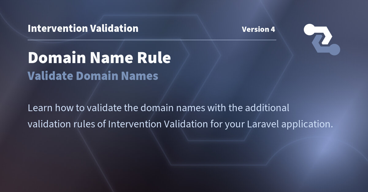 Domain Name Rule | Intervention Validation v4 | intervention.io