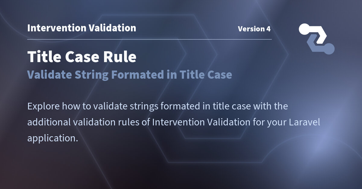 Title Case Rule | Intervention Validation v4 | intervention.io