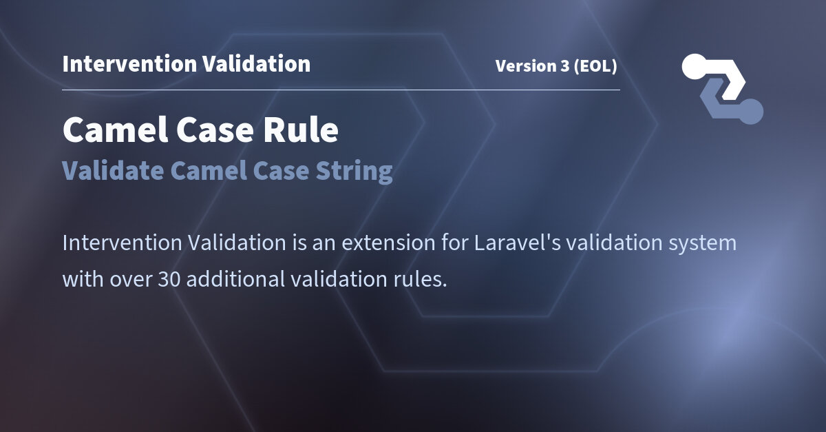 Camel Case Rule | Intervention Validation v3 | intervention.io