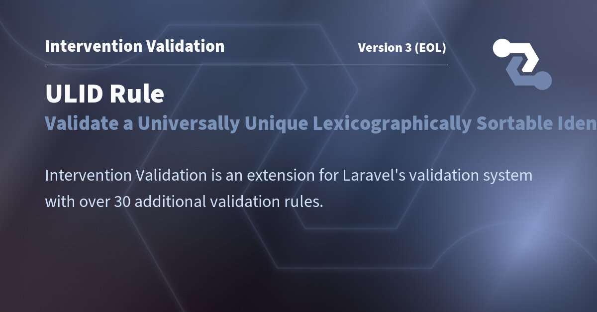 ULID Rule | Intervention Validation v3 | intervention.io