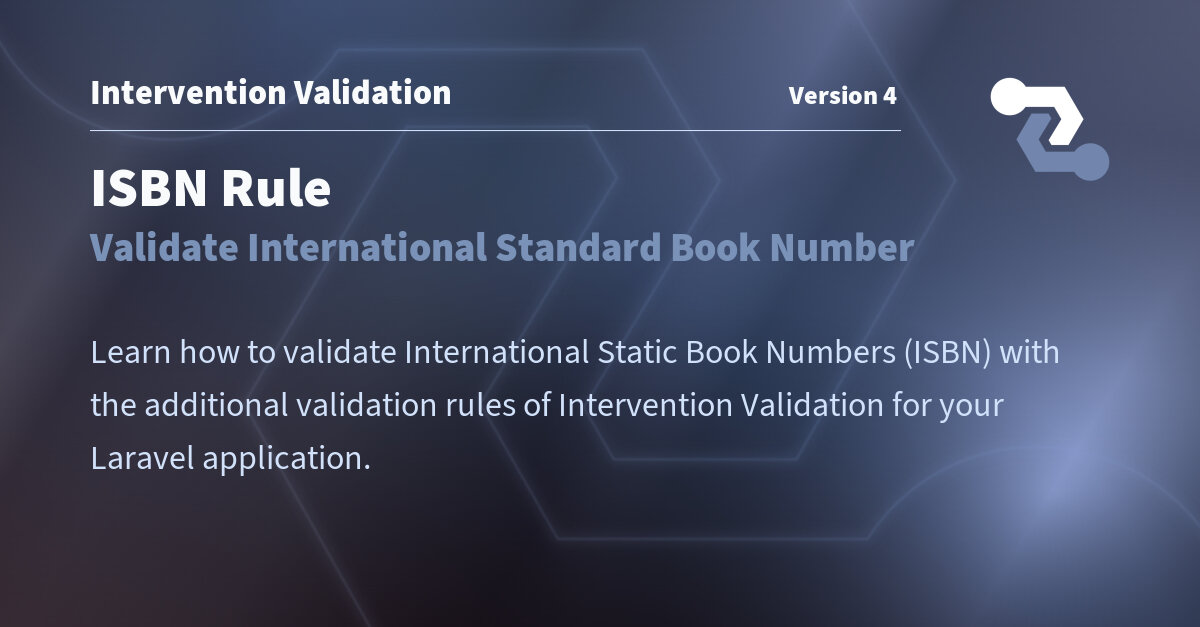ISBN Rule | Intervention Validation v4 | intervention.io