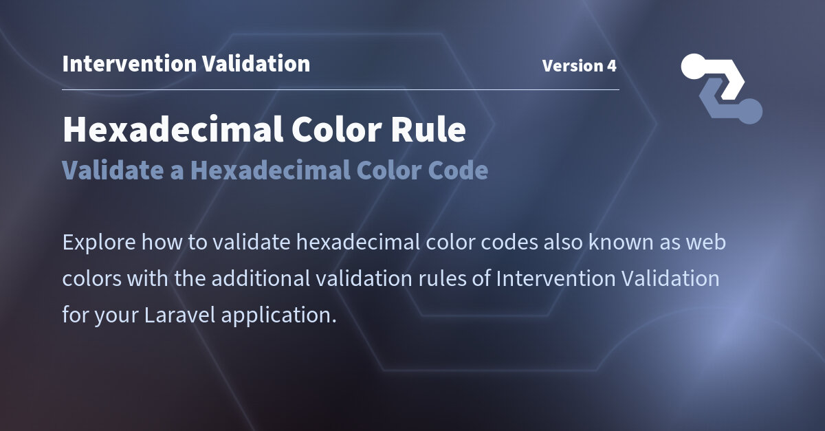 Hexadecimal Color Rule | Intervention Validation v4 | intervention.io