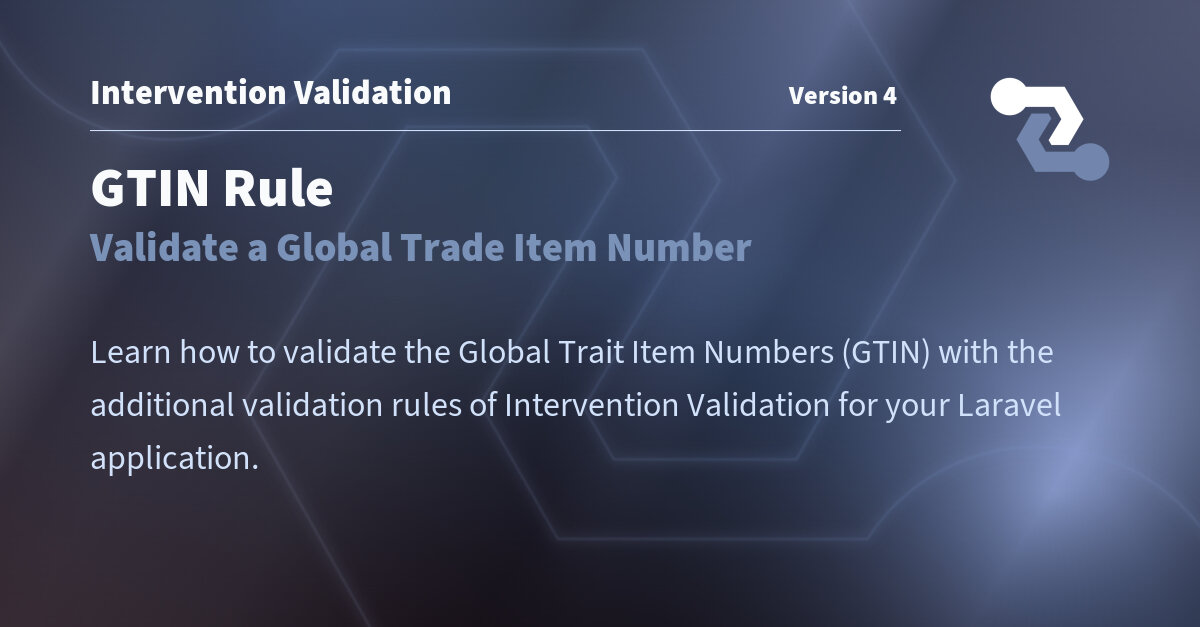 GTIN Rule | Intervention Validation v4 | intervention.io