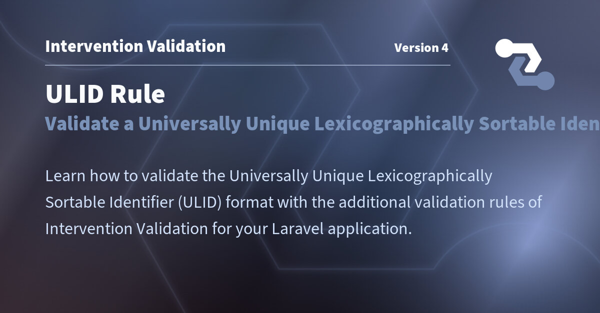 ULID Rule | Intervention Validation v4 | intervention.io